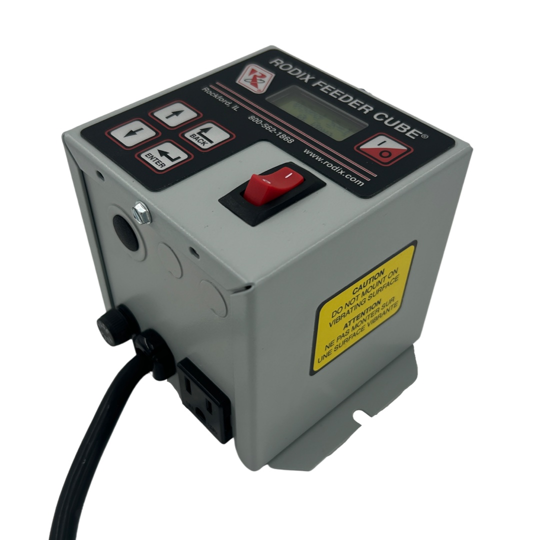 Part # 121-000-2000, Model FC-200, Single Feeder Cube, 120V On Rodix, Inc.